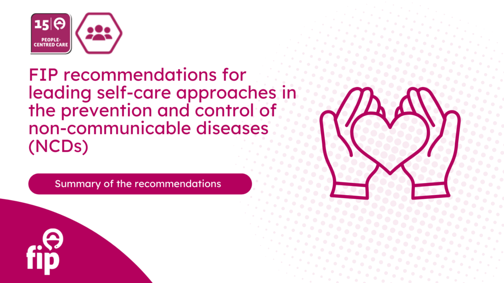 FIP recommendations for leading self-care approaches in the prevention ...